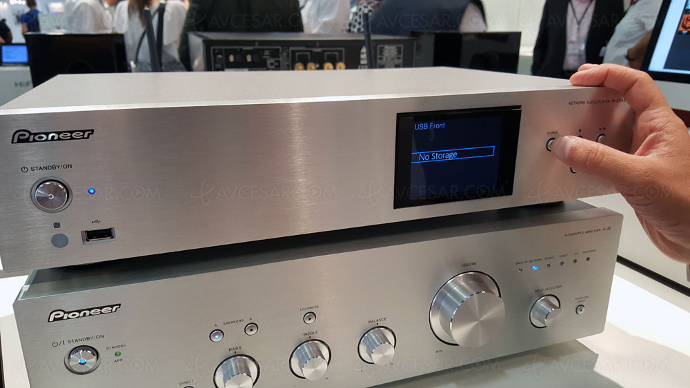 IFA 16 > Pioneer N-30AE, lecteur réseau DLNA, DSD, AirPlay, Google Cast, FireConnect…